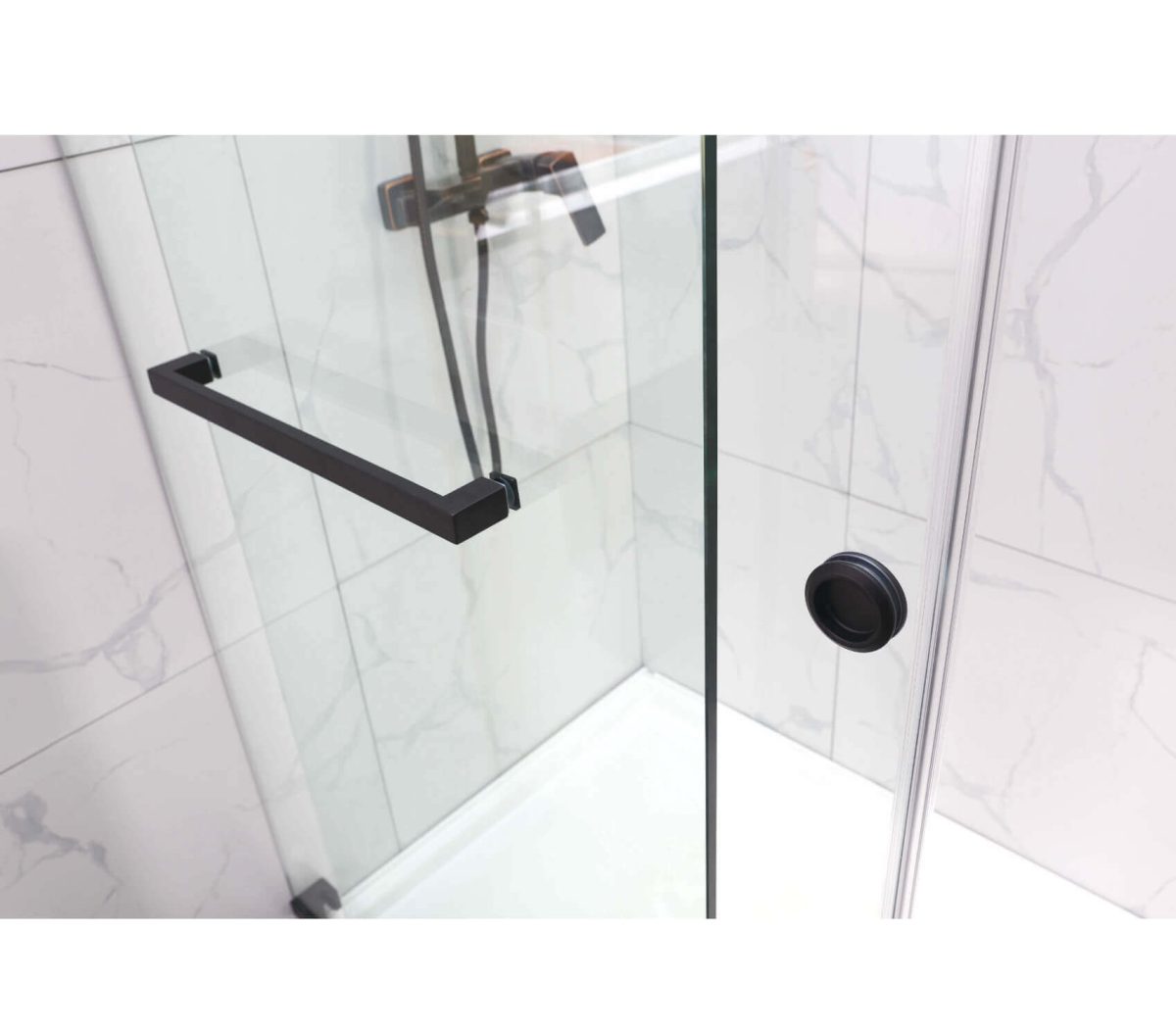 Faye 60″ Shatter Retention Frameless Shower Door – Douccia Bath Products